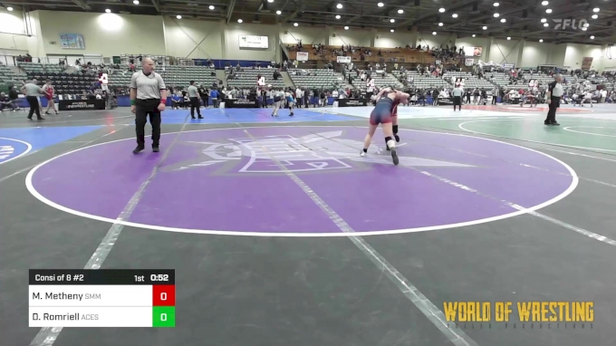 127 lbs Consi Of 8 #2 - Mayson Metheny, South Medford Mat Club vs ...