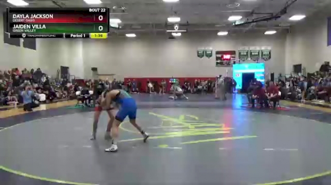 121 lbs Champ. Round 1 - Dayla Jackson, Desert Oasis vs Jaiden Villa ...