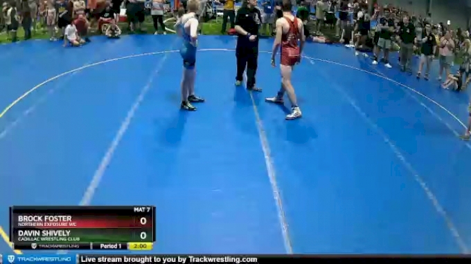 149 lbs Round 2 - Brock Foster, Northern Exposure WC vs Davin Shively ...