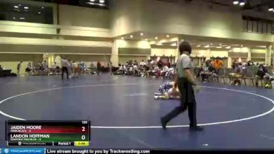 120 lbs Round 3 (8 Team) - Jaiden Moore, Iowa Black vs Landon Hoffman ...