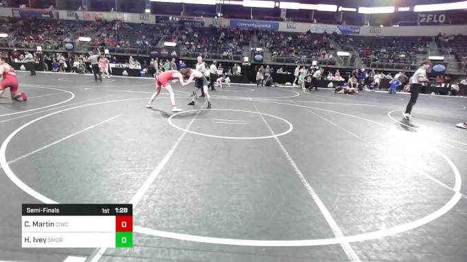 148 lbs Semifinal - Cole Martin, CIWC Team Intensity vs Hayze Ivey ...