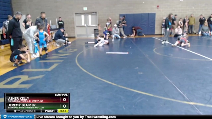 53 lbs Semifinal - Asher Kelly, Sumner Panthers Jr. Wrestling vs Jeremy ...