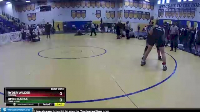 170 lbs 1st Place Match - Omer Barak, CFWA @ LHP vs Ryder Wilder, Camden