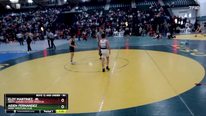 90 lbs Semifinal - Eloy Martinez, Jr., Westy Juniors-Futures Wrestlin ...