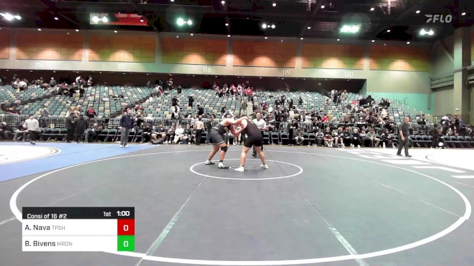285 lbs Consi Of 16 #2 - Anthony Nava, Toppenish vs Bridger Bivens ...