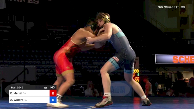 182 lbs Final - Coby Merrill, California vs Adam Waters, Pennsylvania