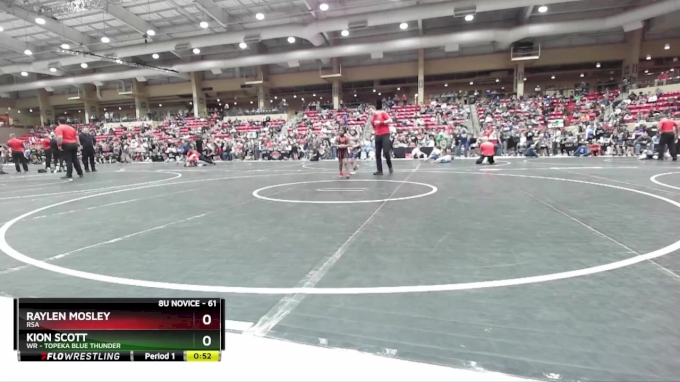 61 lbs Champ. Round 2 - Kion Scott, WR - Topeka Blue Thunder vs Raylen ...
