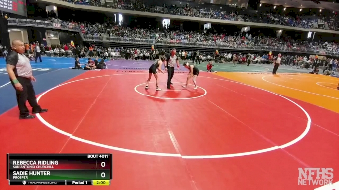 6A 107 lbs Champ. Round 1 - Rebecca Ridling, San Antonio Churchill vs ...