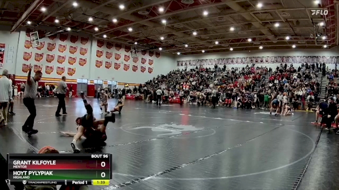 132 lbs Champ. Round 2 - Hoyt Pylypiak, Highland vs Grant Kilfoyle, Mentor