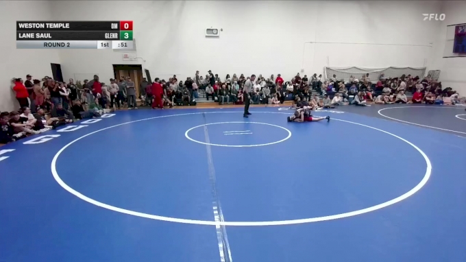 99-104 lbs Round 2 - Weston Temple, Dean Morgan vs Lane Saul, Glenrock ...
