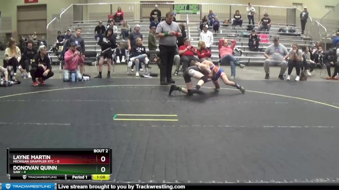 90 lbs Semis (4 Team) - Donovan Quinn, SAW vs Layne Martin, Michigan ...