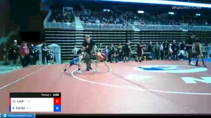 67 lbs Champ. Round 2 - Charlie Lock, Lander Tiger Tough Wrestling vs ...