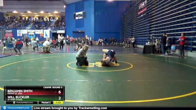 165 lbs Champ. Round 3 - Nate Furgeson, Landon School vs Nolan O`Boyle ...