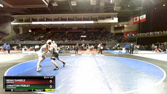 157 lbs Semifinal - Noah Daniels, Sheldon vs Christian Pebley, Ponderosa