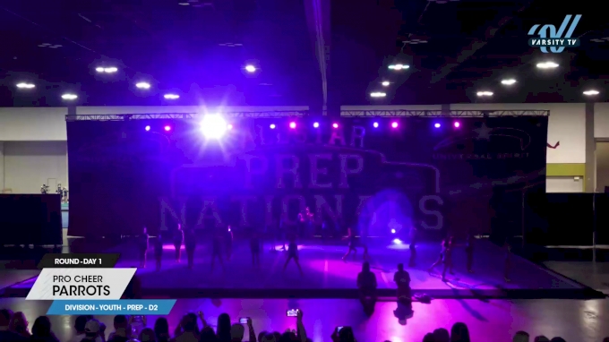 Pro Cheer - Parrots [2023 L1.1 Youth - PREP - D2 Day 1] 2023 CHEERSPORT ...