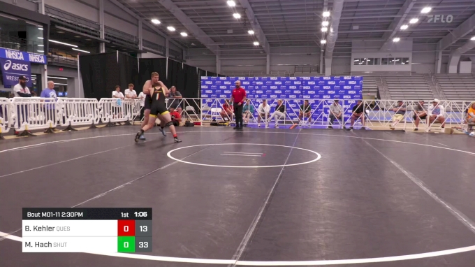 285 lbs Final - Brock Kehler, Quest School Of Wrestling Gold vs Micha ...