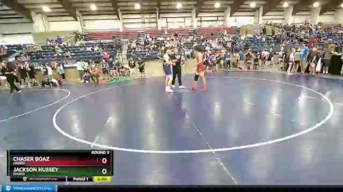 205 lbs Round 3 - Chaser Boaz, Hawaii vs Jackson Hussey, Hawaii