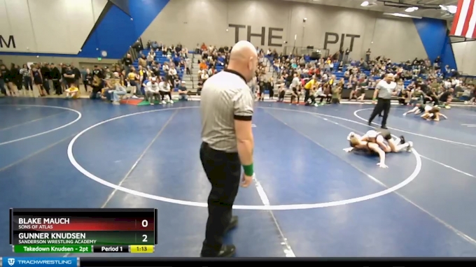 96 lbs 1st Place Match - Gunner Knudsen, Sanderson Wrestling Academy vs ...