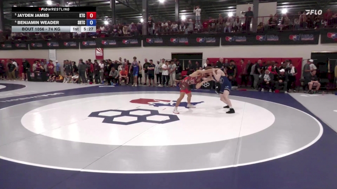 74 kg Quarters - Jayden James, KD Training Center vs Benjamin Weader ...