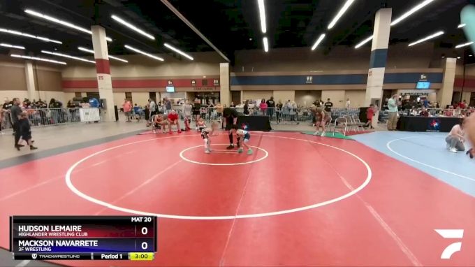 45 lbs Round 1 - Hudson Lemaire, Highlander Wrestling Club vs Mackson ...