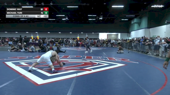 150 lbs Consi Of 8 #2 - Dominic Way, WV vs Michael Turi, PA