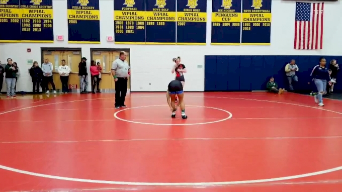 124 lbs Champ. Round 1 - Cy`nthia Wallace, TRINITY HS (Washington) vs ...