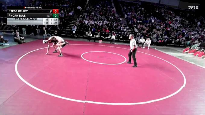 6A 150 lbs 1st Place Match - Noah Bull, Layton vs Tege Kelley, American ...