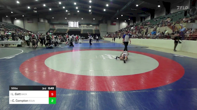 55 lbs Semifinal - Liam Gatt, Backyard Brawlers Wrestling Club vs Chase ...