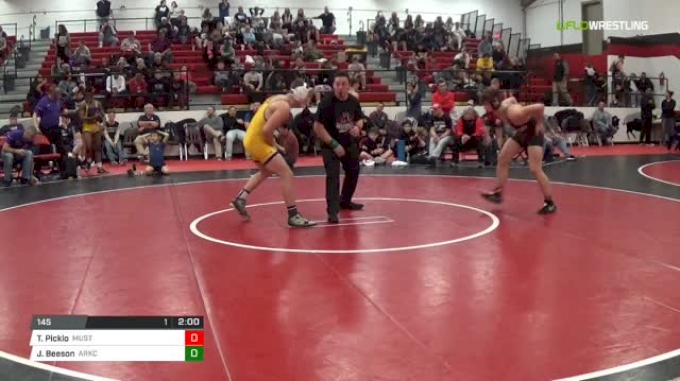 145 lbs Final - Tate Picklo , MUSTANG vs Jake Beeson, ARKCITY