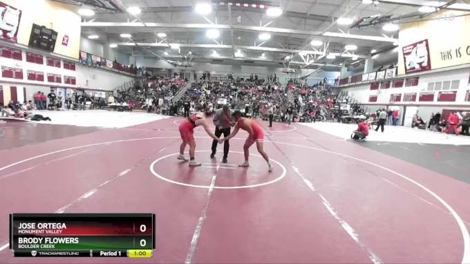 165 lbs Cons. Round 2 - Jose Ortega, Monument Valley vs Brody Flowers ...