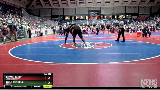 2A-285 lbs Champ. Round 1 - Kyle Terrell, Cook vs Edwin Burt, Appling ...