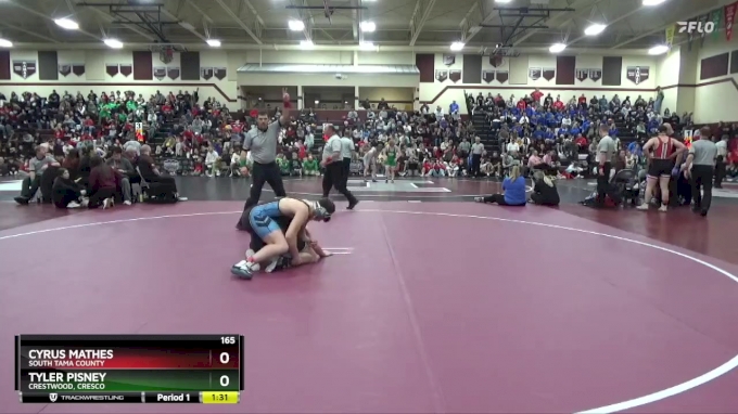 165 lbs 11th Place Match - Tyler Pisney, Crestwood, Cresco vs Cyrus ...