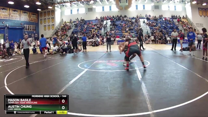 144 lbs Semifinal - Austin Chung, Lake Gibson vs Mason Basile, Tampa ...
