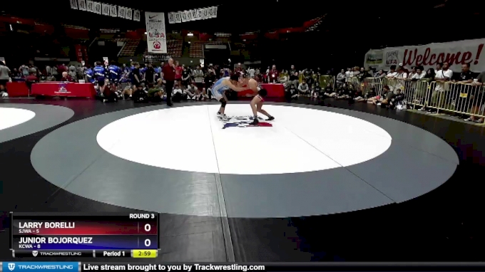 170 lbs Round 3 (16 Team) - Larry Borelli, SJWA vs Junior Bojorquez, KCWA