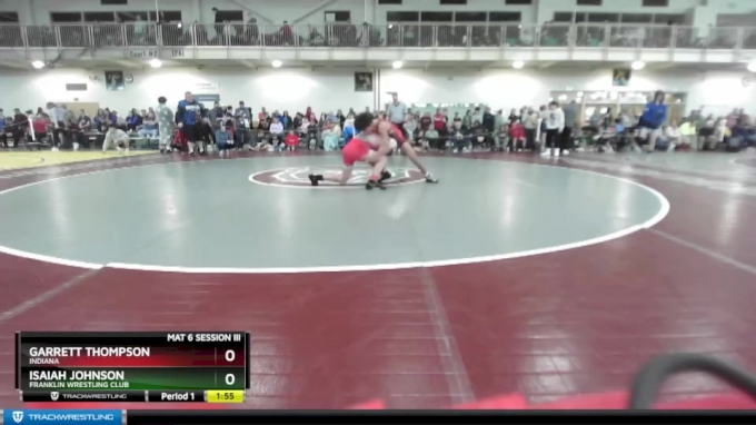 126 lbs Champ. Round 2 - Isaiah Johnson, Franklin Wrestling Club vs ...