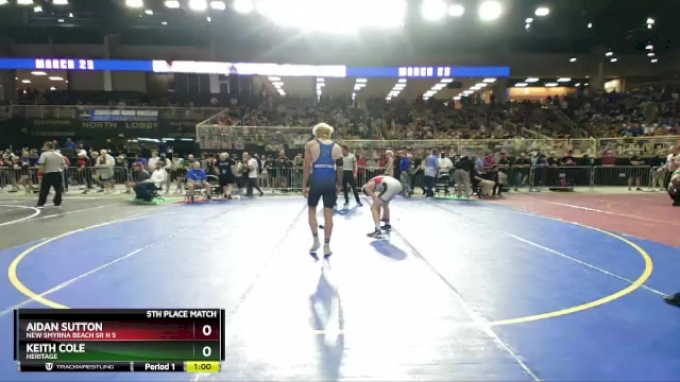 150 2A 5th Place Match - Keith Cole, Heritage vs Aidan Sutton, New ...