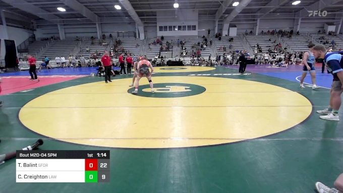 160 lbs Rr Rnd 1 - Tyler Balint, 5forty Brawlers vs Charlie Creighton ...