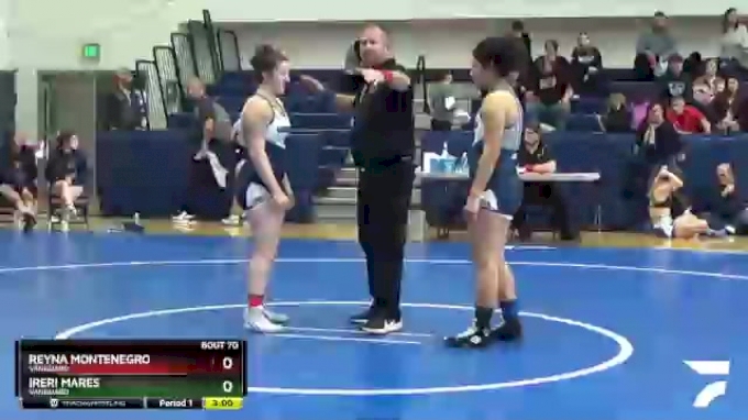 155 lbs 5th Place Match - Reyna Montenegro, Vanguard vs Ireri Mares ...