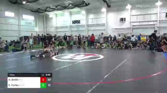 75 lbs Round 1 - Hunter Smith, EP Rattlers vs Connor Corley, Wood ...