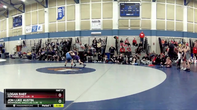 78 lbs Round 1 (3 Team) - Logan Raef, Penn Wrestling Club vs Jon Luke ...