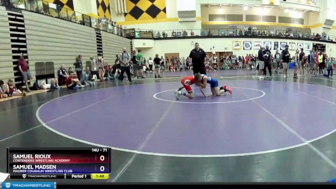 71 lbs Semifinal - Samuel Rioux, Contenders Wrestling Academy vs Samuel ...
