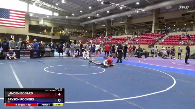 120 lbs Cons. Round 5 - Landen Bogard, WI vs Bryson Rockers, KS