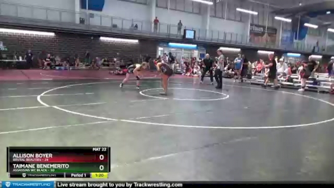 130 lbs Round 1 (10 Team) - Allison Boyer, Brutal Beauties vs Taimane ...