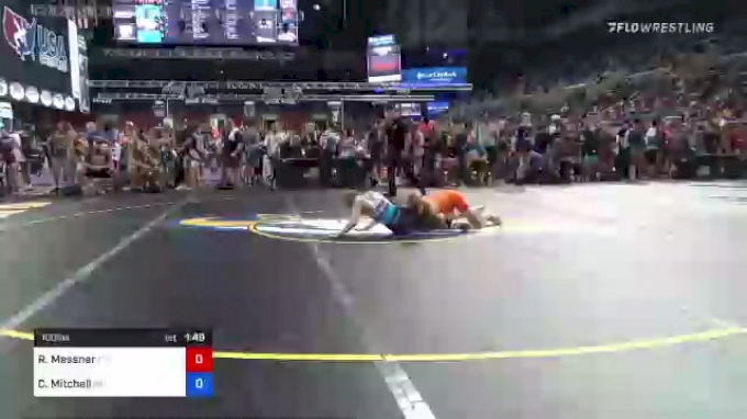 100 lbs Round Of 64 - Rudy Messner, Florida vs Chaz Mitchell, Missouri