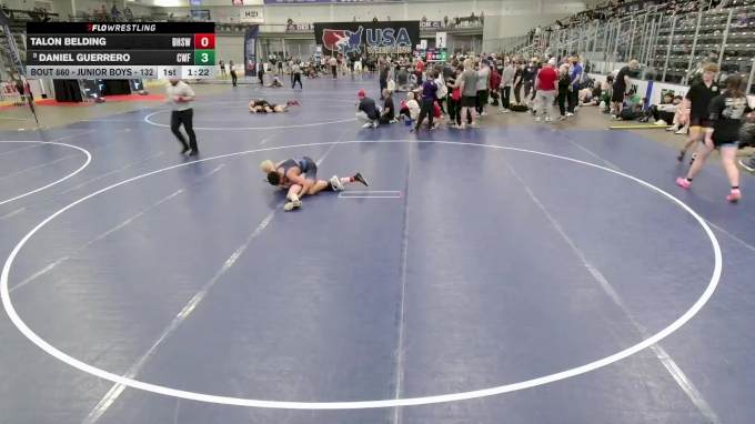 Junior Boys - 132 lbs Quarters - Talon Belding, Beatrice High School ...