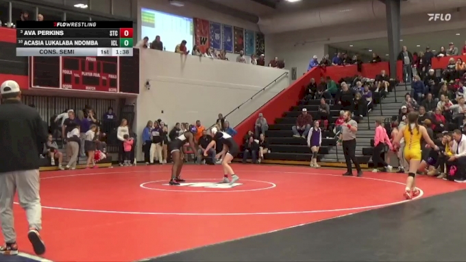 135 lbs Cons. Semi - Acasia Lukalaba Ndomba, Iowa City Liberty vs Ava ...