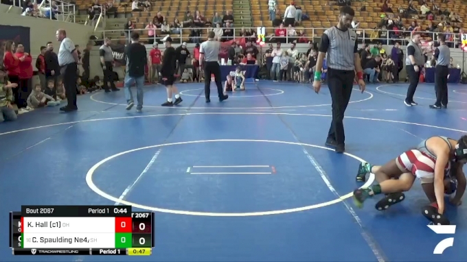 86 lbs Cons. Semi - Chase Spaulding Ne4/5, Shamrock vs Khamauri Hall ...