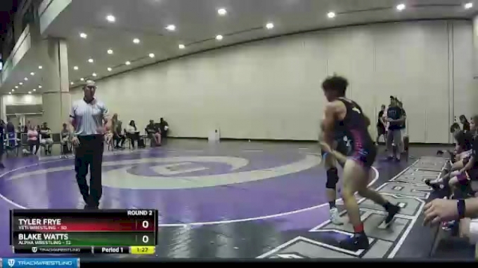 152 lbs Round 2 (10 Team) - Tyler Frye, Yeti Wrestling vs Blake Watts ...