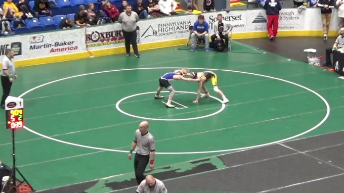 124 lbs Round Of 16 - Shay Krysinski, Steel Valley vs Lucas Reeves ...