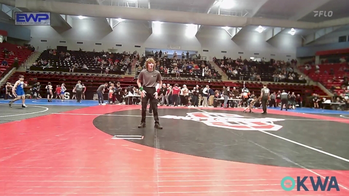 52 lbs Quarterfinal - Elijah Kroll, Jenks Trojan Wrestling Club vs Luke ...